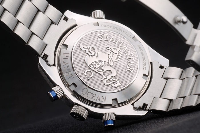 Omega Seamaster Planet Ocean Blue Tachymeter cadran bleu bracelet en ...